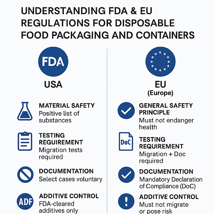 Understanding FDA & EU Regulations for Disposable Food Packaging and ...